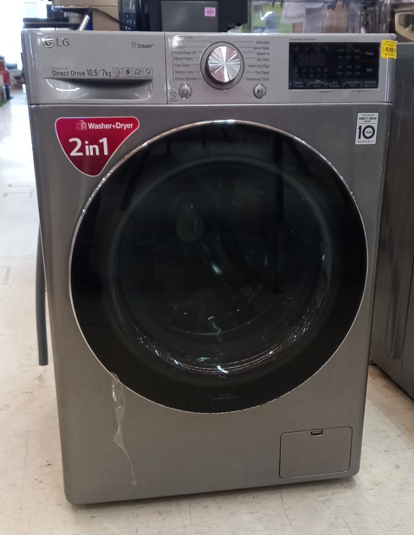 LG Washing Machine 2 in 1 Inverter 10.5/7kg, TV & Home Appliances ...