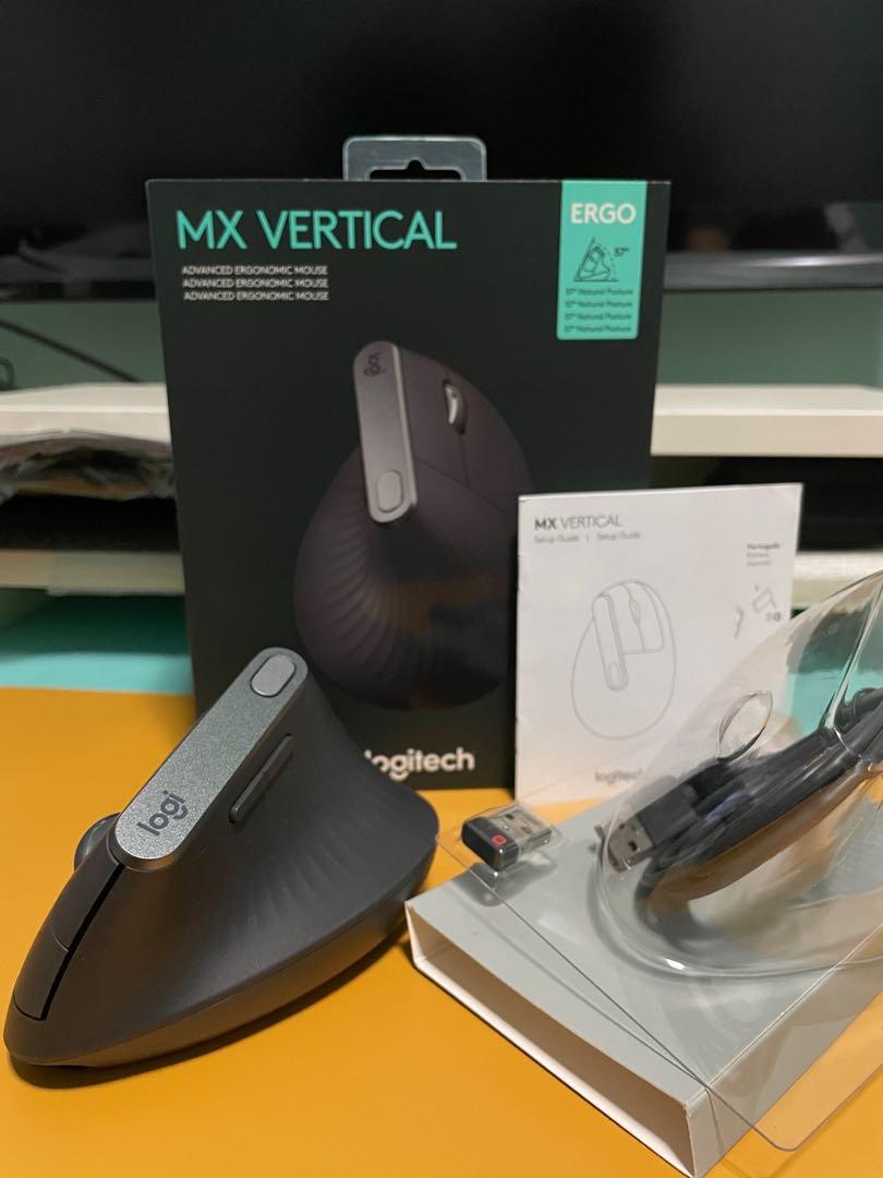 Logitech Mx Vertical Ergonomic Mouse Computers Tech Parts Accessories Mouse Mousepads