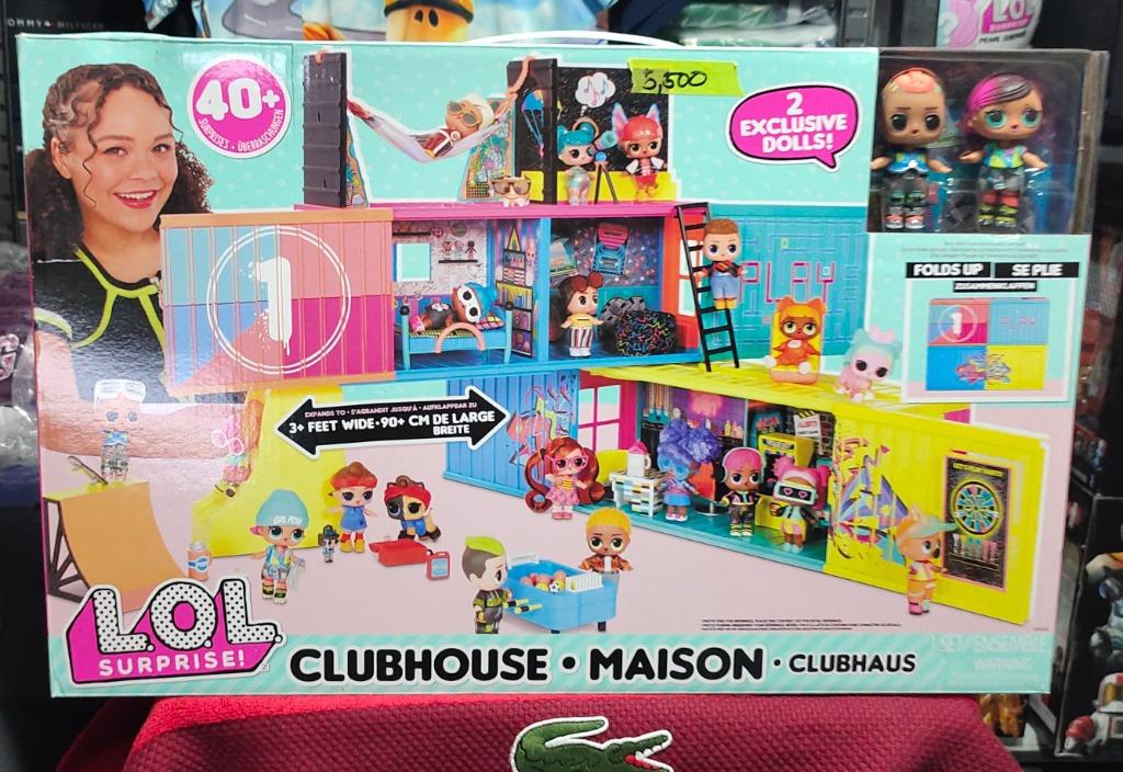 LOL SURPRISE CLUBHOUSE, Hobbies & Toys, Toys & Games on Carousell