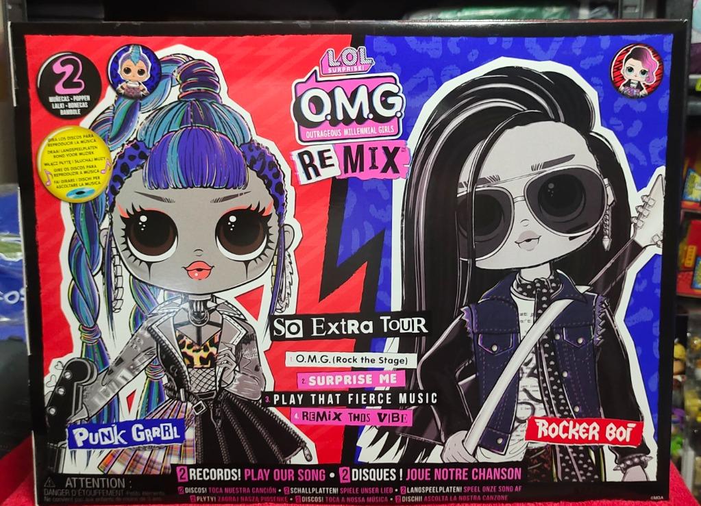 LOL Surprise OMG Remix Rocker Boi and Punk Grrrl 2 Pack - 2 Fashion ...