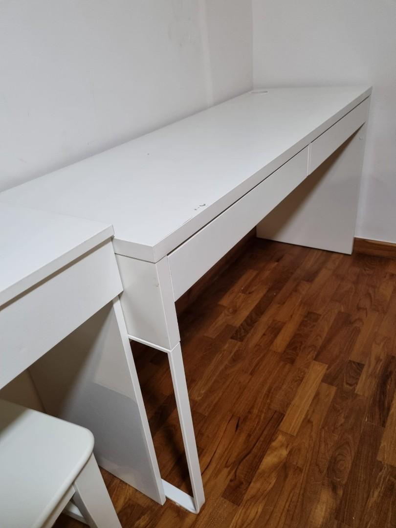 Long study table, Furniture & Home Living, Furniture, Tables & Sets on ...