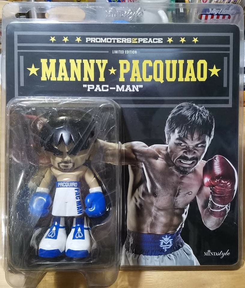 Manny Pacquiao with signature, Hobbies & Toys, Toys & Games on Carousell