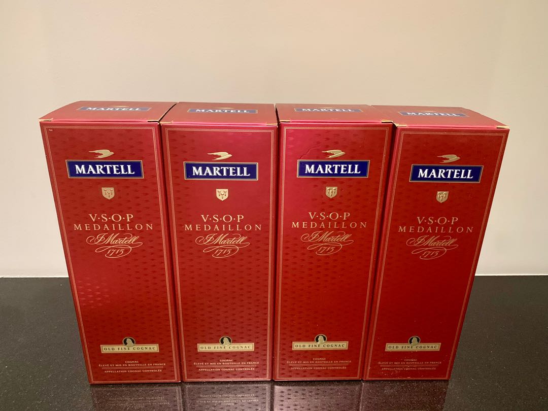 Martell VSOP Medallion 1L old fine cognac, Food & Drinks, Alcoholic ...