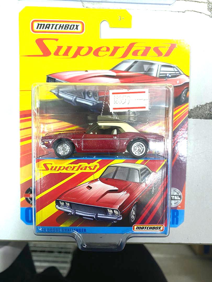 Matchbox Superfast 74 Dodge Challenger, 汽車配件, 其他 - Carousell