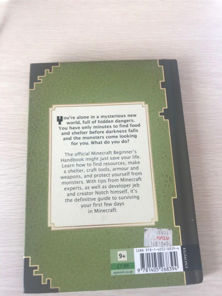 Minecraft beginners handbook, Hobbies & Toys, Books & Magazines ...