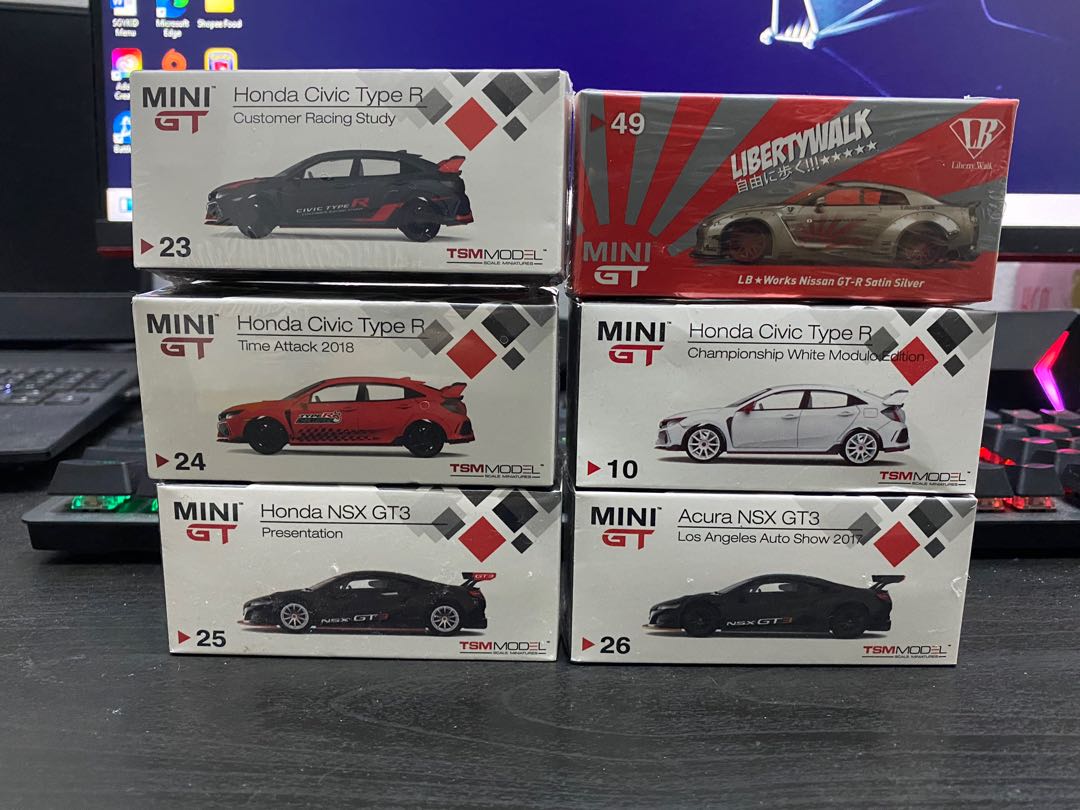 MINI GT - TypeR/GTR/GT3, Hobbies & Toys, Toys & Games on Carousell