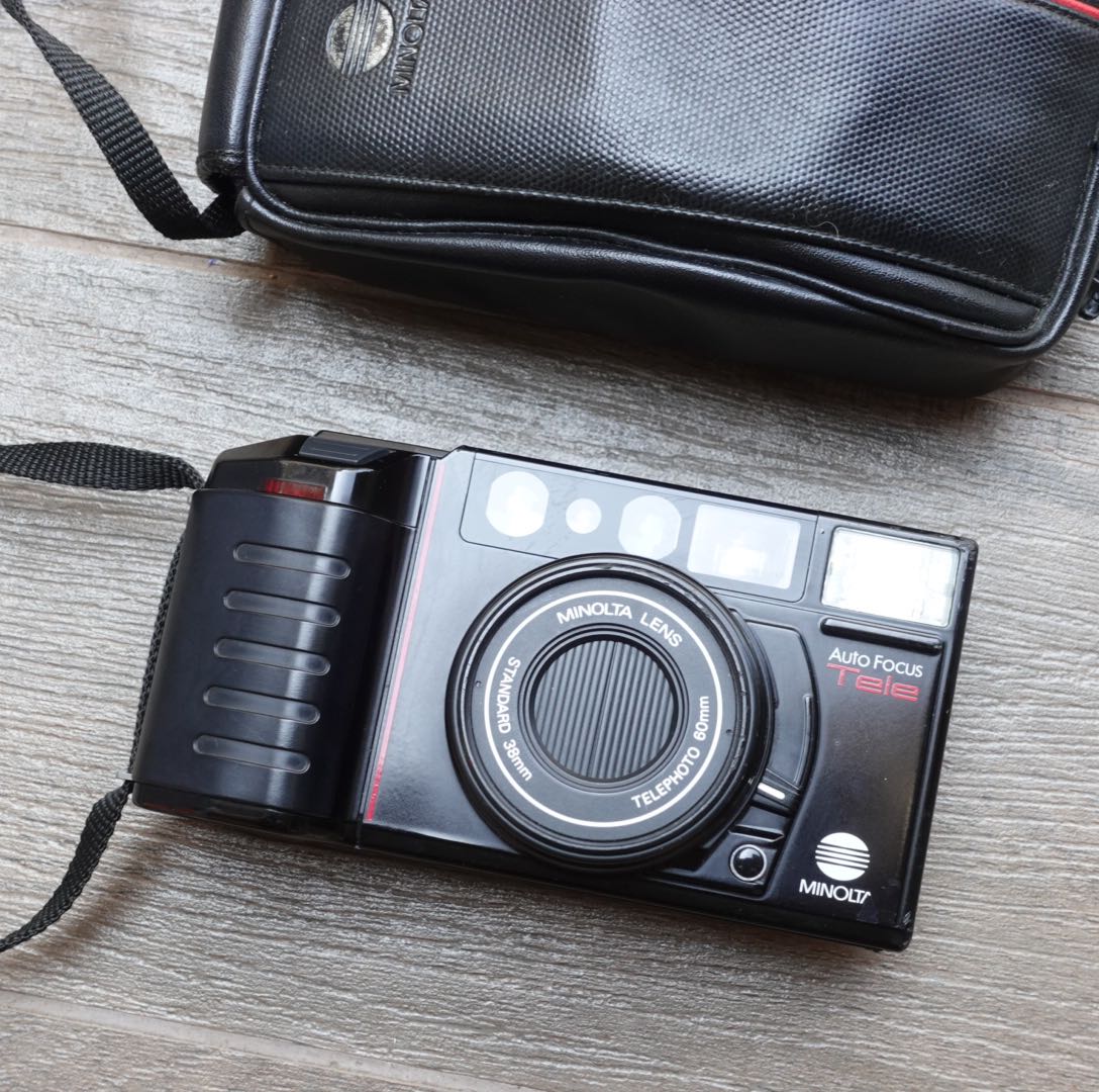Minolta AF Tele Point & Shoot [35mm Film Camera], Photography, Cameras ...