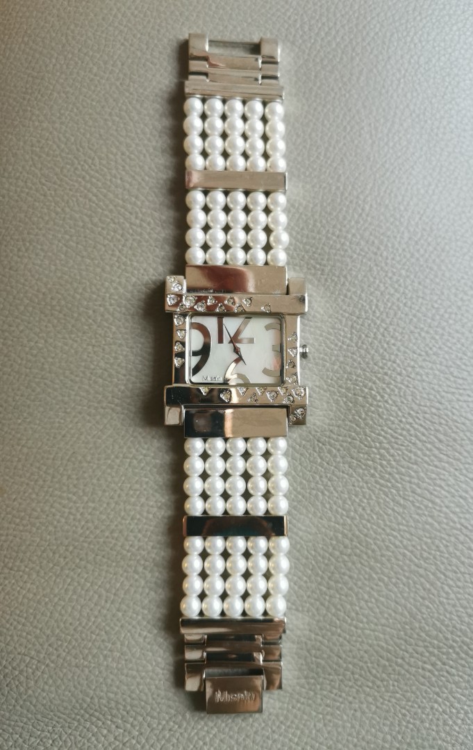 Misaki pearled watch, Women's Fashion, Watches & Accessories, Watches ...