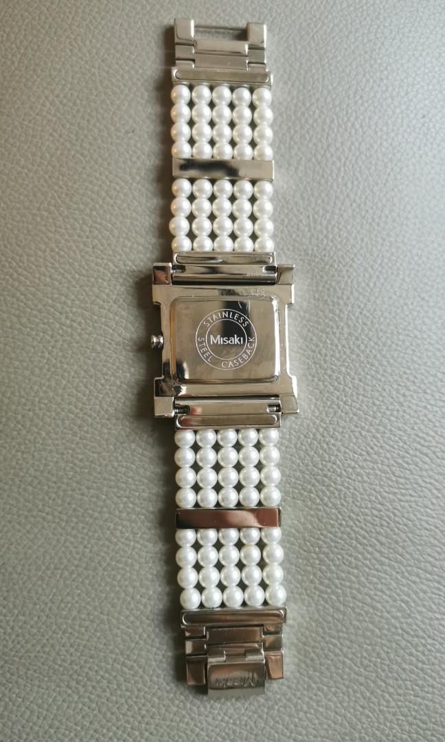 Misaki pearled watch, Women's Fashion, Watches & Accessories, Watches ...