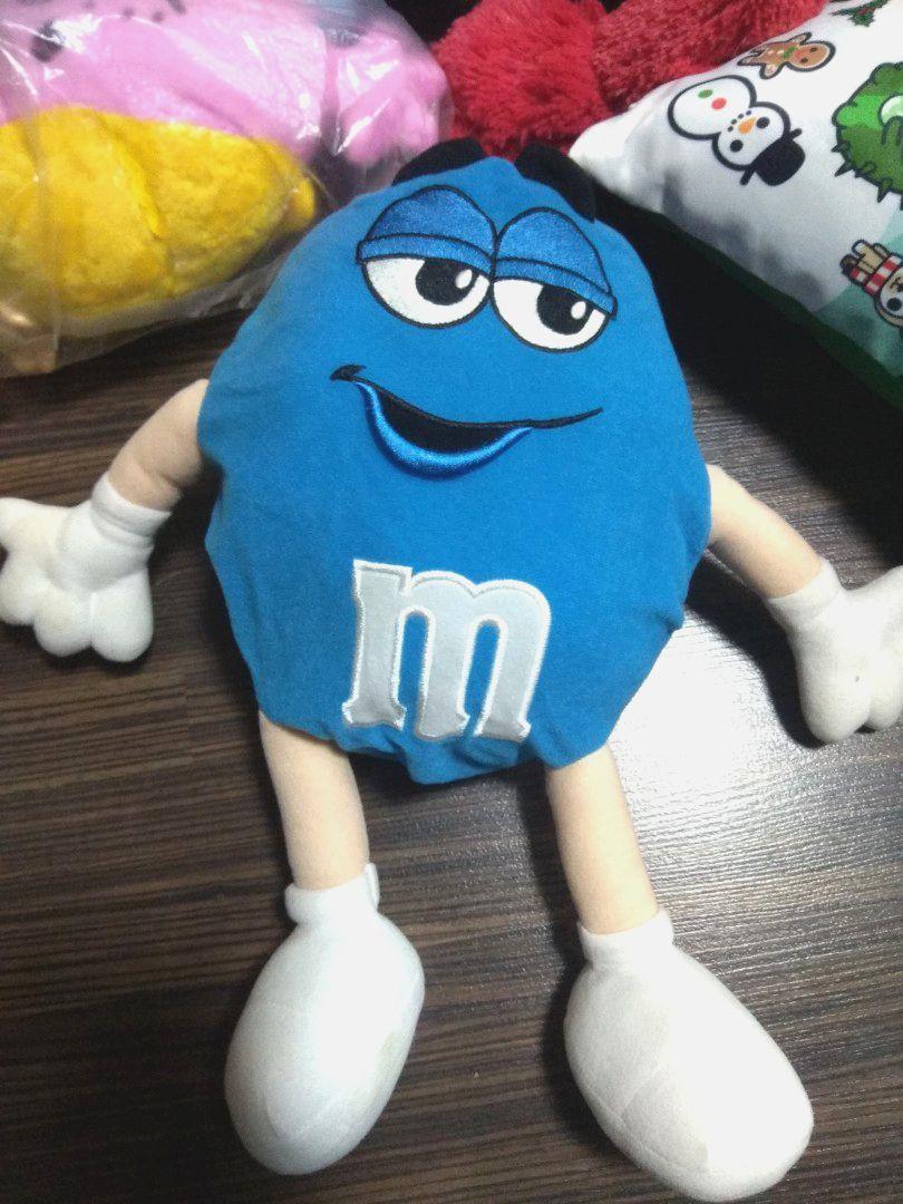 M&M's Blue Reversible Plushie, Hobbies & Toys, Toys & Games on Carousell