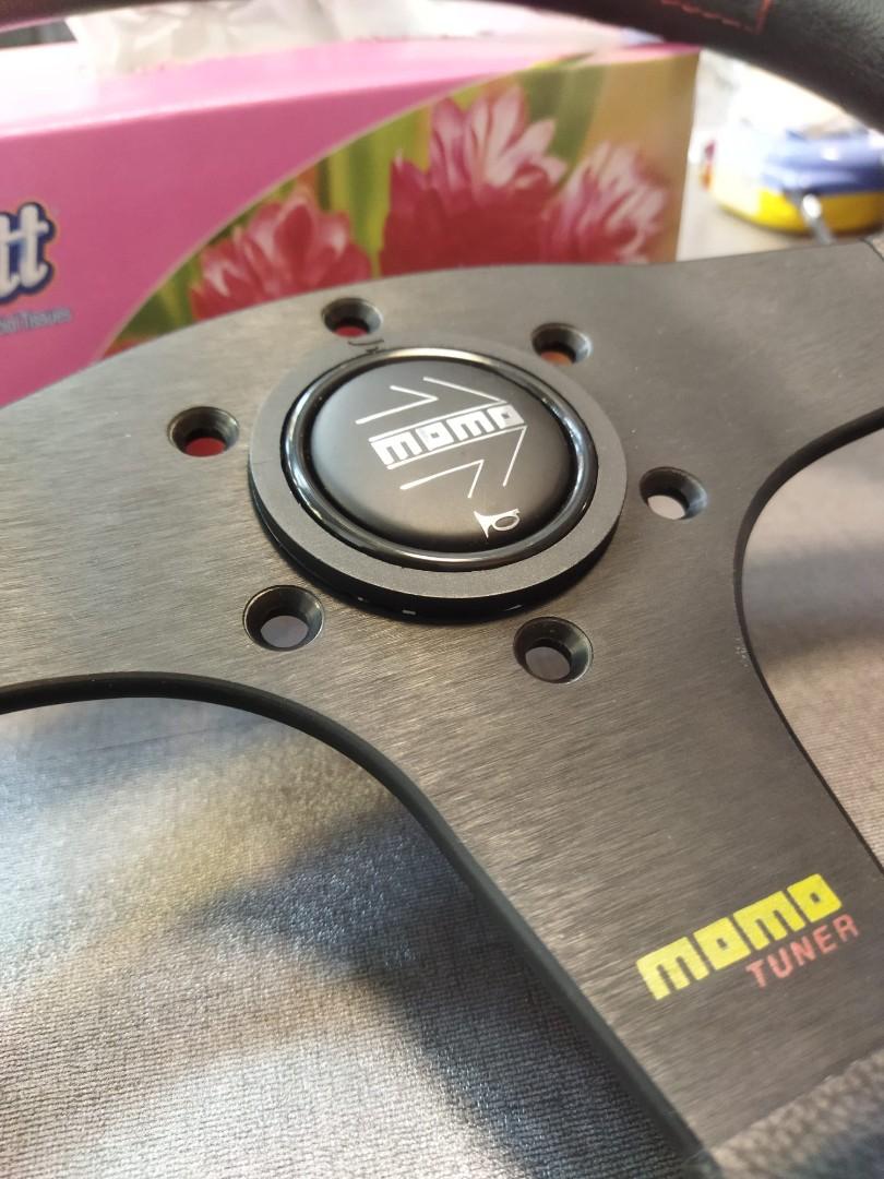 MOMO Tuner Steering Wheel, Car Accessories, Accessories on Carousell