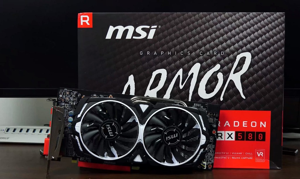 MSI Armor Radeon RX 580 8GB, Computers & Tech, Parts & Accessories ...
