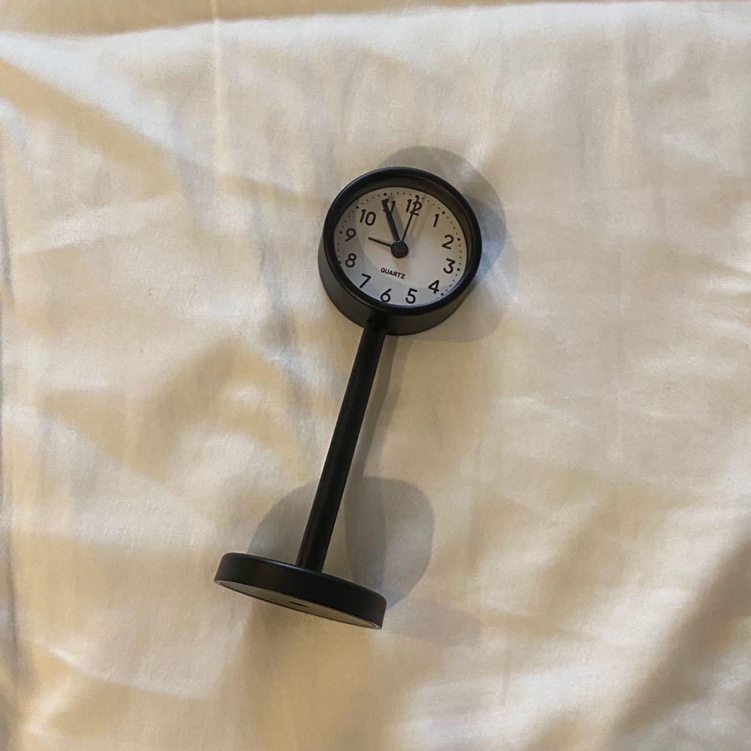 MUJI INSPIRED PARK CLOCK WITH STAND, Furniture & Home Living, Home ...