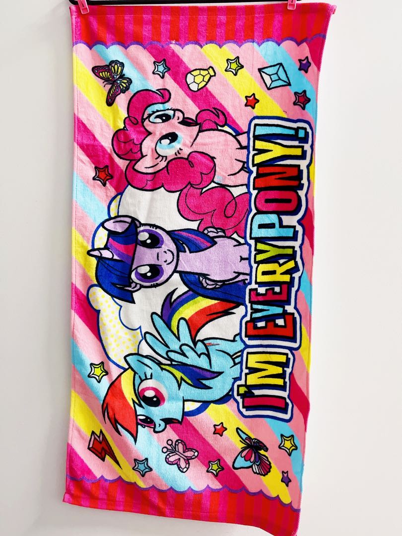 My little pony cute towel, Furniture & Home Living, Kitchenware ...