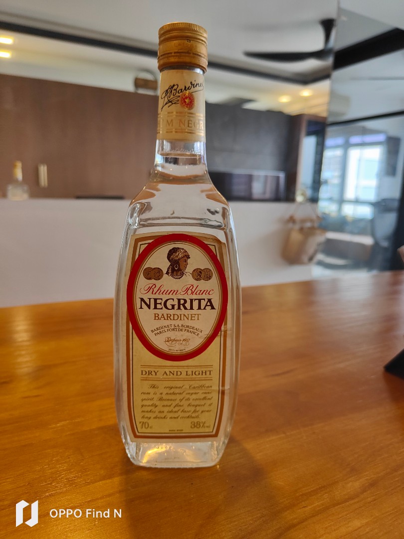 Negrita Rhum Blanc/White Rum, Food & Drinks, Alcoholic Beverages on ...
