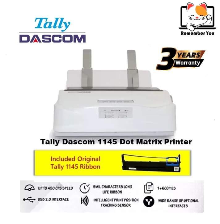 New Arrival!!! Tally Dascom Dot Matrix Printer 1145 80-Column 24 Pins ...