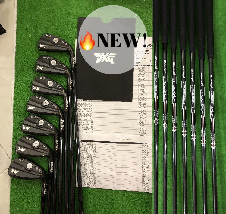NEW PXG GEN4 0311 P (4-W) Xtreme Darkness Forged Irons [7 Pieces] [PREMIUM UST Mamiya UST Recoil ...