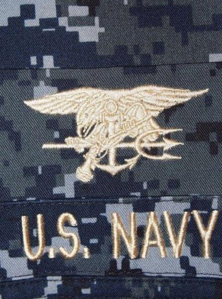 Original New USN Navy SEAL NWU Trident Uniform Insignia Patch (NDU ...