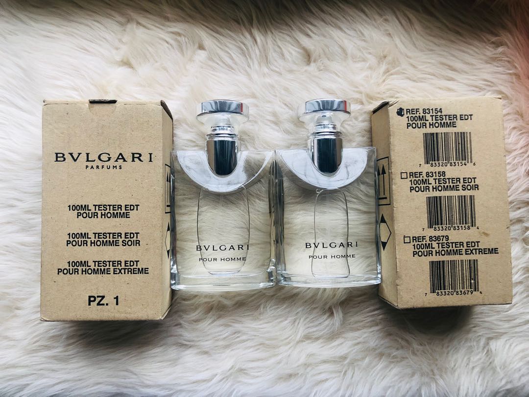Original Tester Bvlgari Pour Homme 100ml, Beauty & Personal Care ...