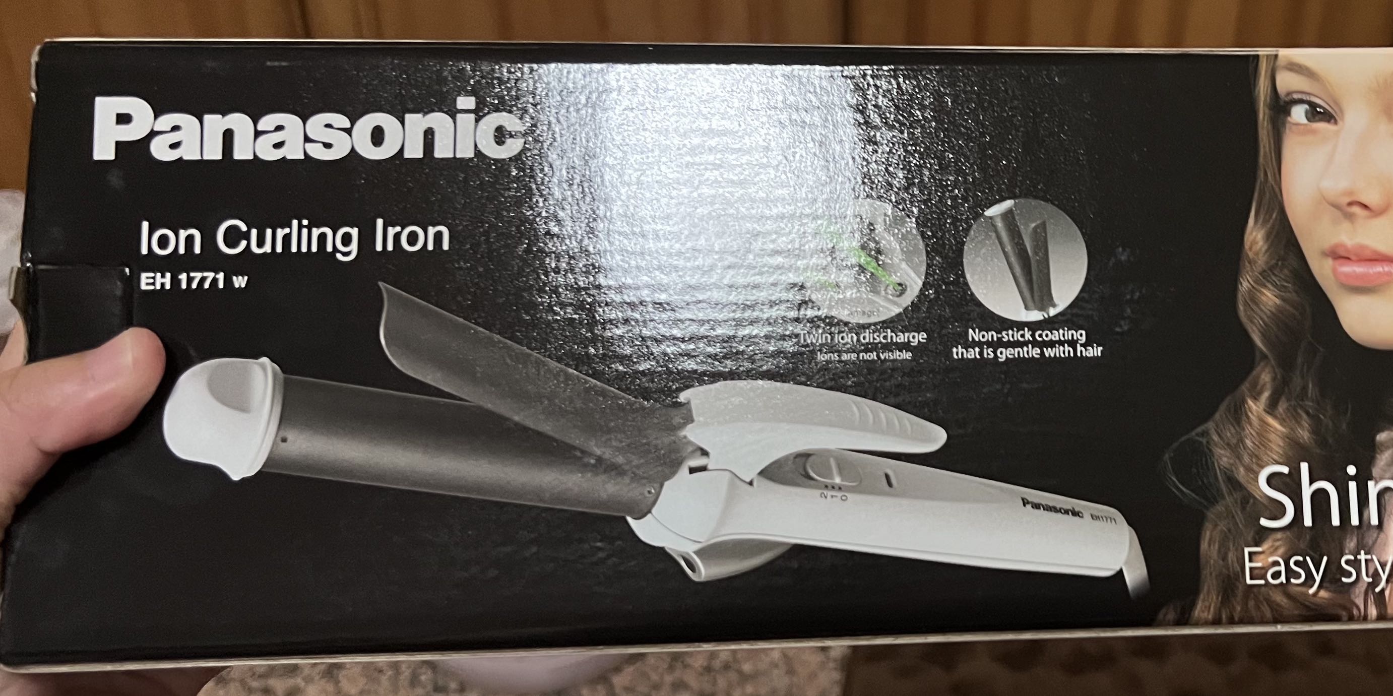 Panasonic Ion Curling Iron Eh1771w, Beauty & Personal Care, Hair on ...