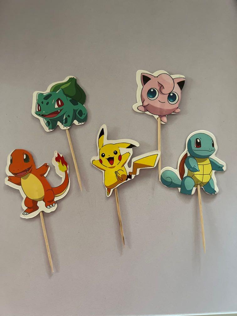 Pokémon cupcake toppers, Hobbies & Toys, Stationery & Craft, Occasions ...