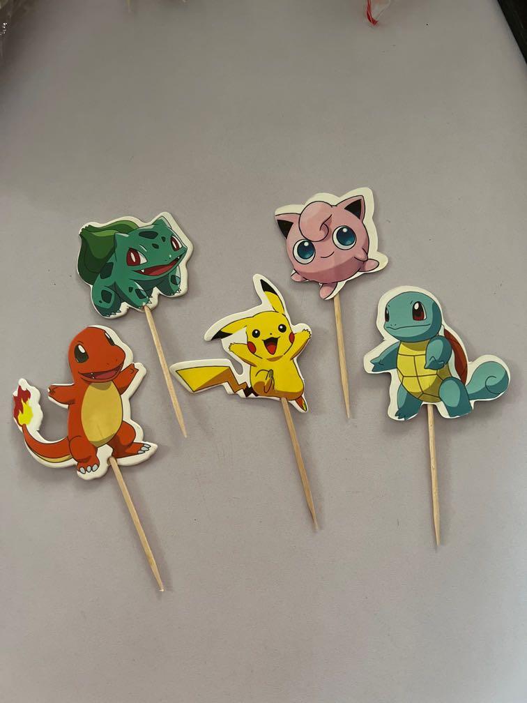 Pokémon cupcake toppers, Hobbies & Toys, Stationery & Craft, Occasions ...