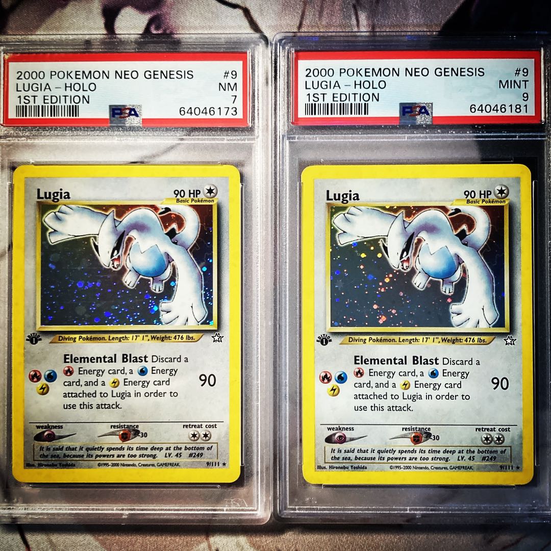 PSA Lugia neo Genesis 1st edition, Hobbies & Toys, Toys & Games on ...