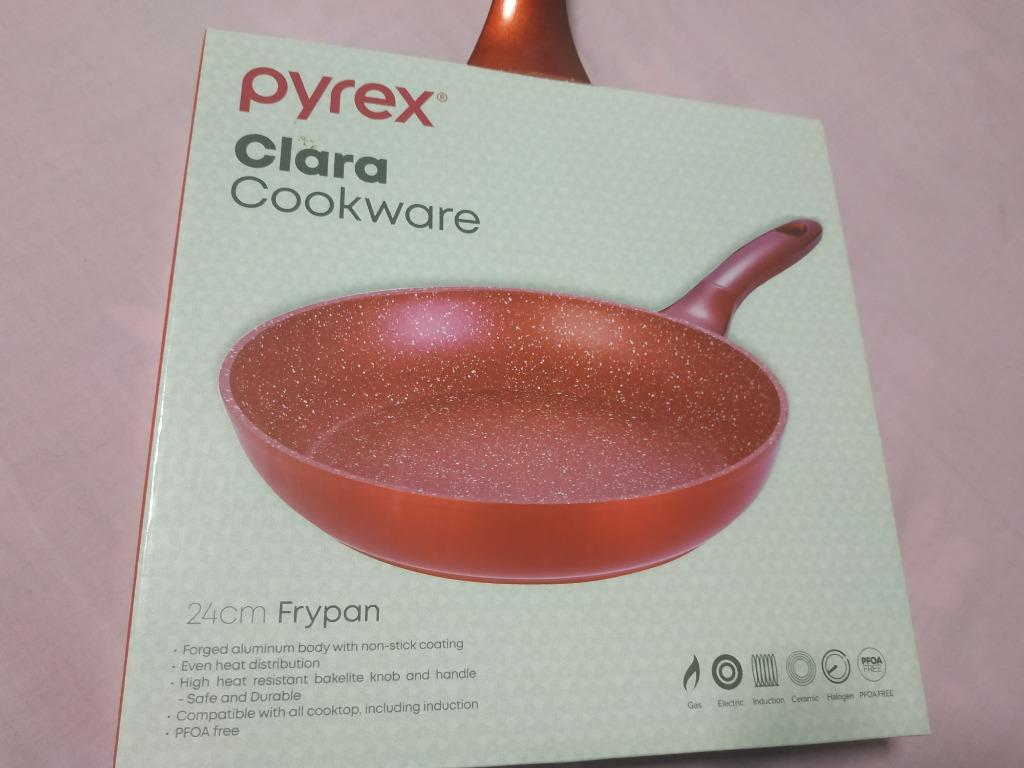 Pyrex Clara Cookware 24 cm Frypan with induction, Furniture & Home ...