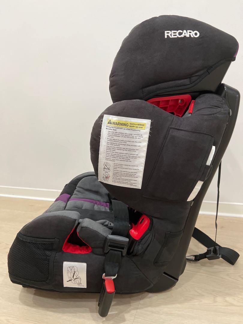 Recaro ProSport Booster Seat (Isofix), Babies & Kids, Going Out, Car ...