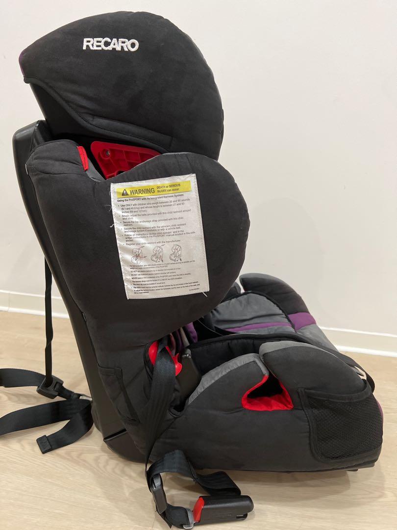 Recaro ProSport Booster Seat (Isofix), Babies & Kids, Going Out, Car ...