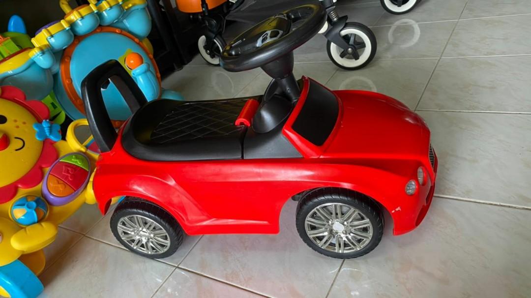 Red Car Ride On, Babies & Kids, Infant Playtime on Carousell