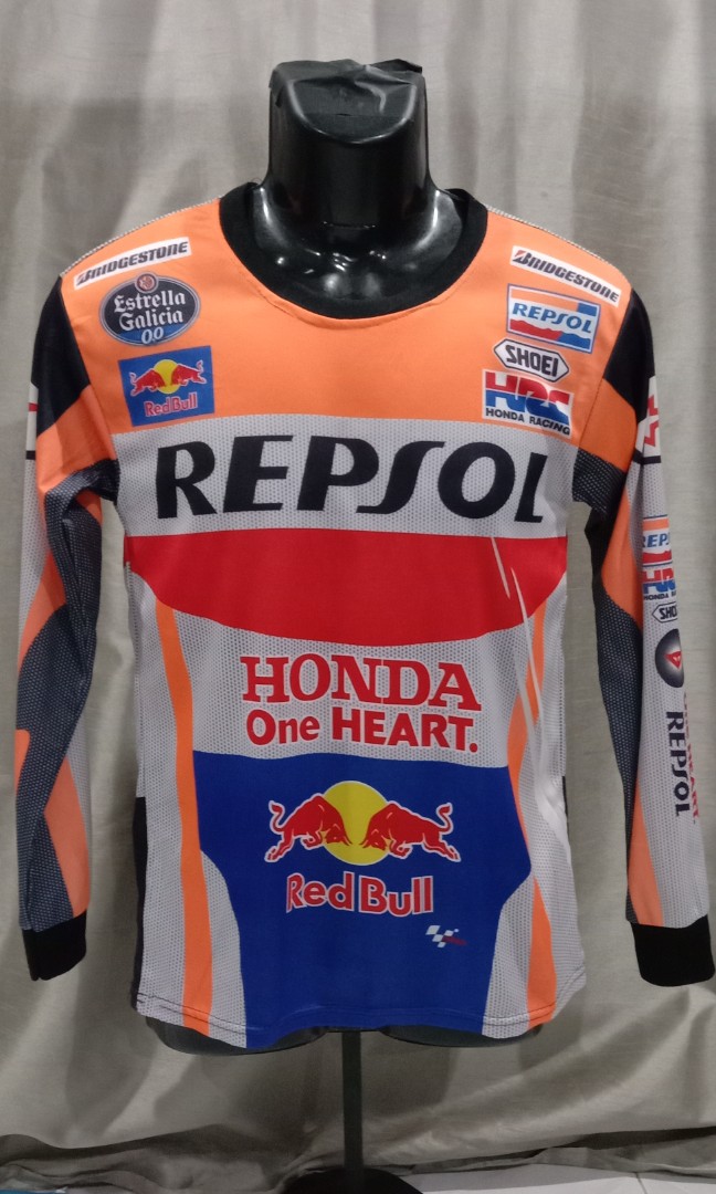 Repsol Honda racing jersey, Motorbikes on Carousell