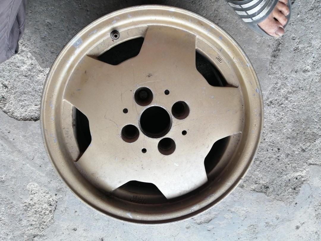 Rim 14x6jj pcd 100 rim vintage, Auto Accessories on Carousell