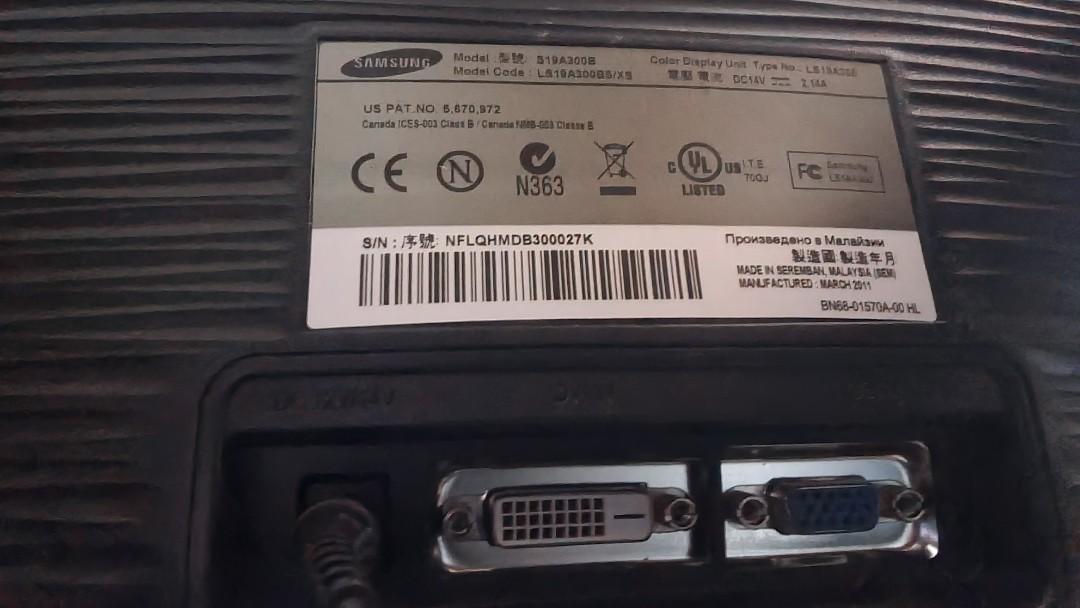 Samsung Syncmaster SA300, Computers & Tech, Parts & Accessories ...