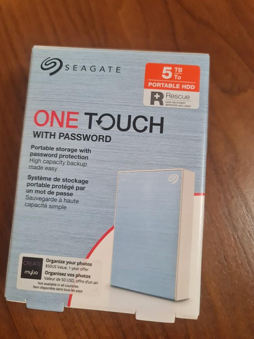Seagate One Touch Portable External HDD 5TB, Computers & Tech, Parts ...