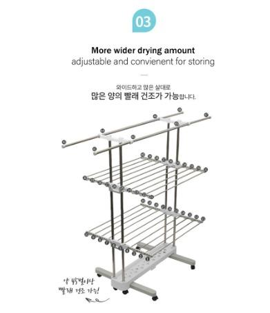【SG INSTOCK】Krafter Korean Style Foldable Space Saving Clothes Drying ...