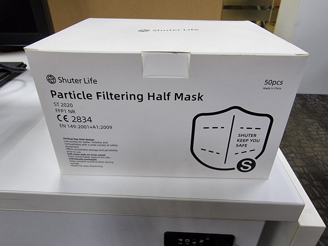 Shuter Life Face Mask, Health & Nutrition, Face Masks & Face Shields on ...