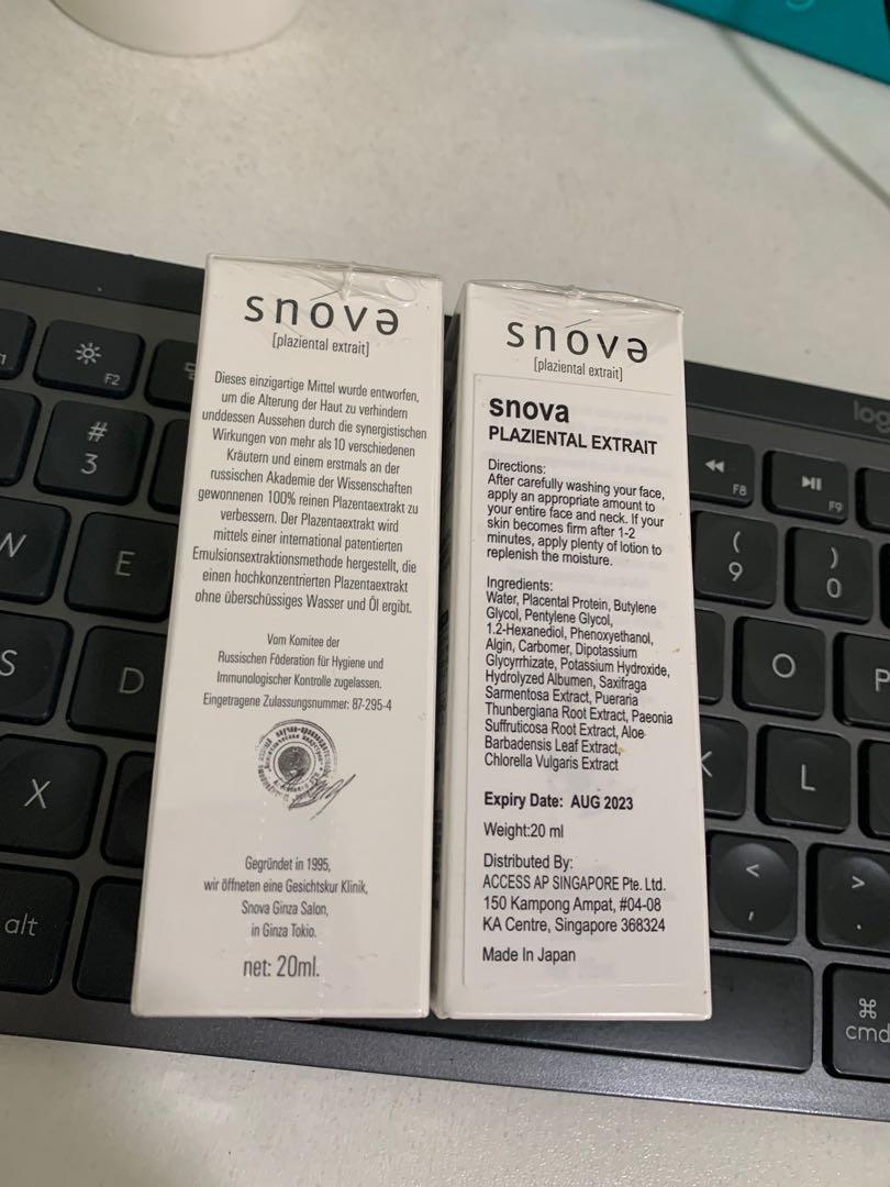 Snova placenta, Beauty & Personal Care, Face, Face Care on Carousell