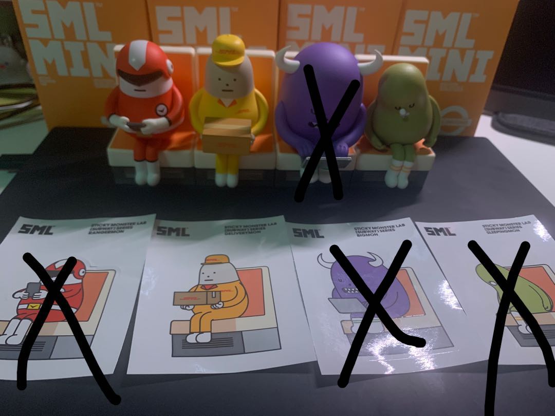 Sticky Monster Lab SML subway series, Hobbies & Toys, Toys & Games on ...