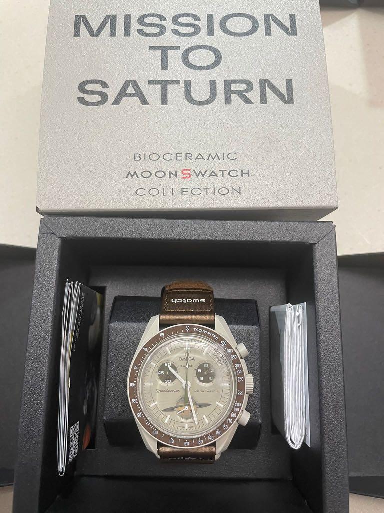 Swatch X Omega Mission To Saturn, Luxury, Watches on Carousell