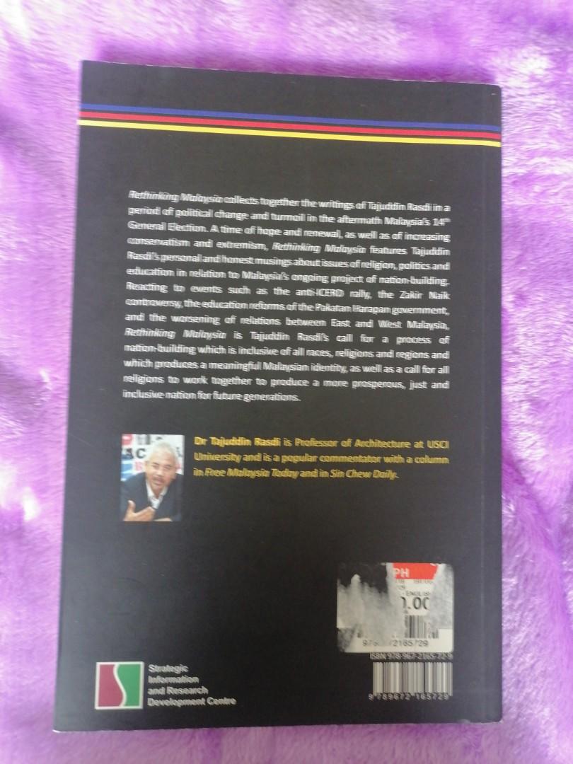 Tajuddin rasdi rethinking malaysia, Hobbies & Toys, Books & Magazines ...