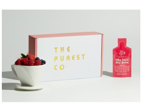 The Purest Co Collagen Glow Berries x 30 Sachets, Health & Nutrition ...