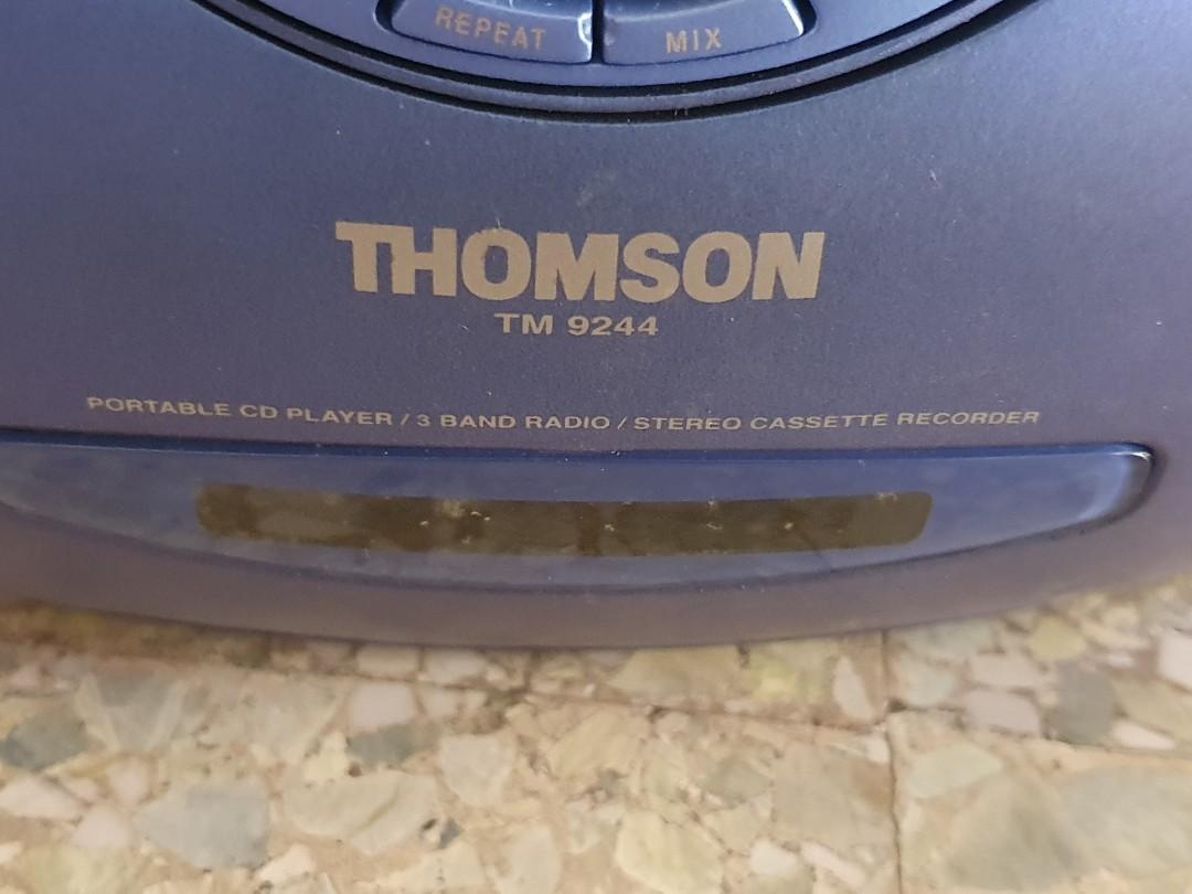 Thomson radio CD cassette portable player, Audio, Portable Music ...