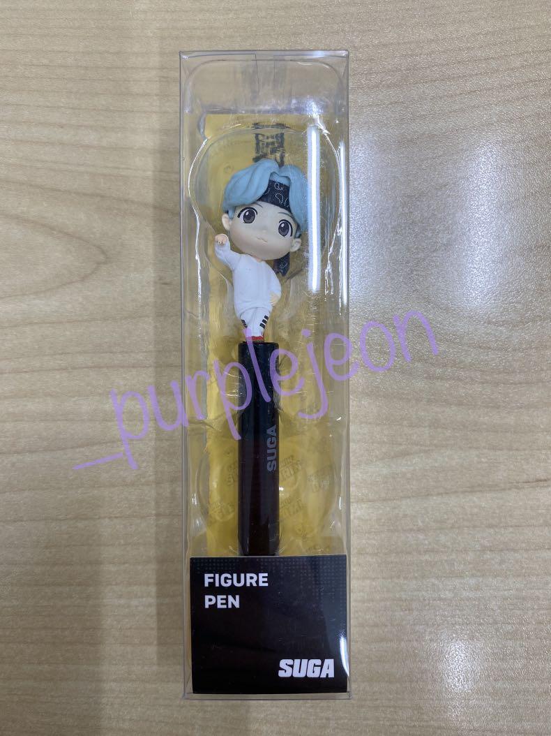 TINY TAN PENS (JK pvc pen, Suga figure pen, V figure pen), Hobbies & Toys, Memorabilia ...