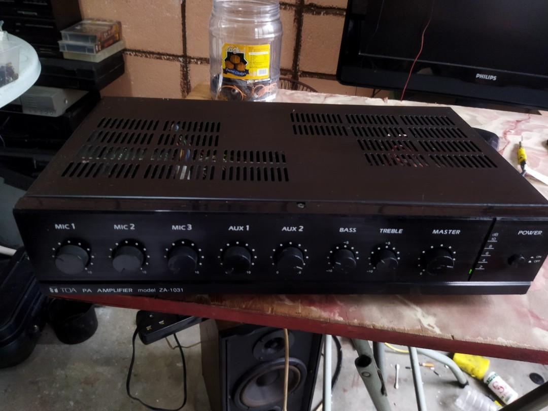 TOA PA Amplifier ZA-1031, Audio, Other Audio Equipment on Carousell