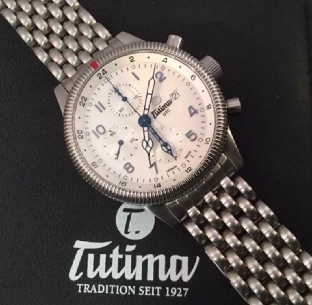 Tutima Grand Classic Chronograph UTC 781/789 80th Anniversary, Luxury ...