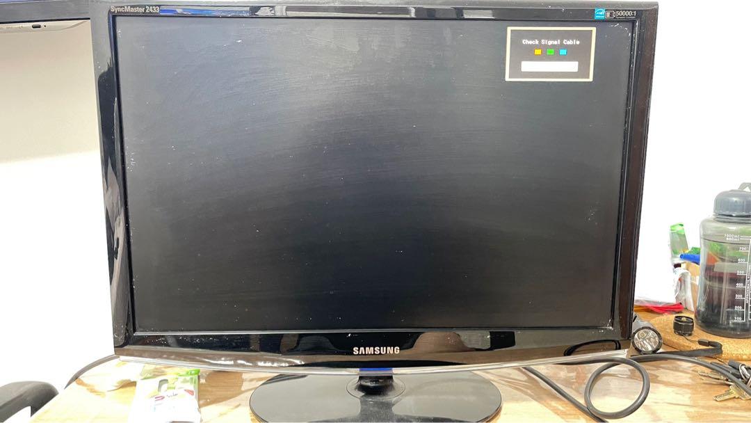 VGA and dvi monitor Samsung lcd monitor 24 inch, Computers & Tech ...