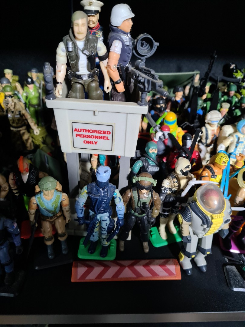 VINTAGE GI JOE CHECKPOINT ALPHA / WATCH TOWER / OUTPOST DEFENDER ...