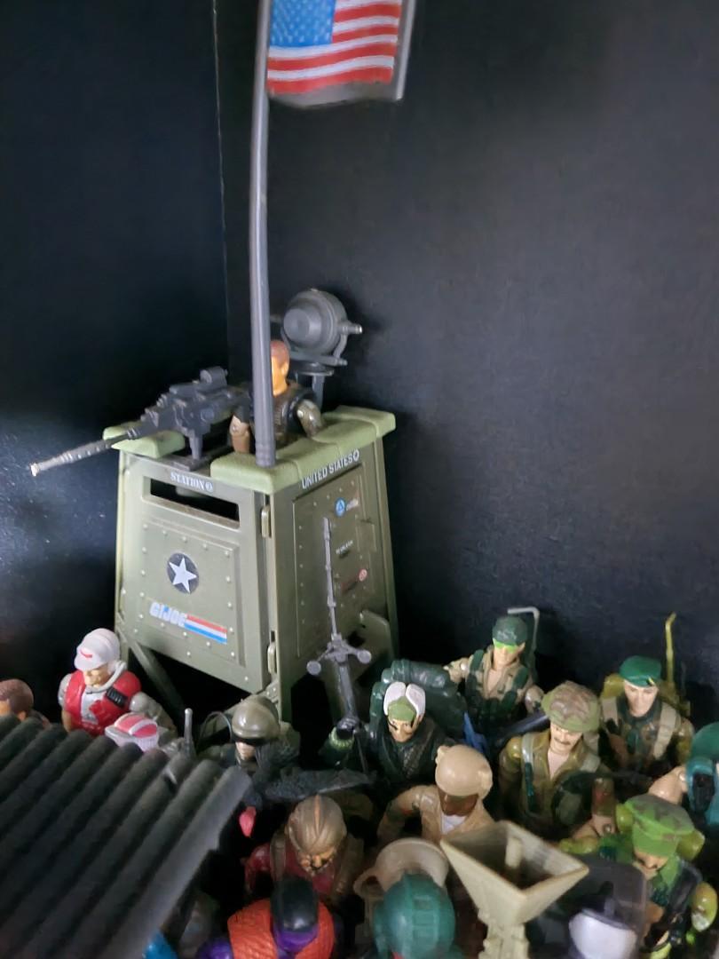 VINTAGE GI JOE CHECKPOINT ALPHA / WATCH TOWER / OUTPOST DEFENDER ...