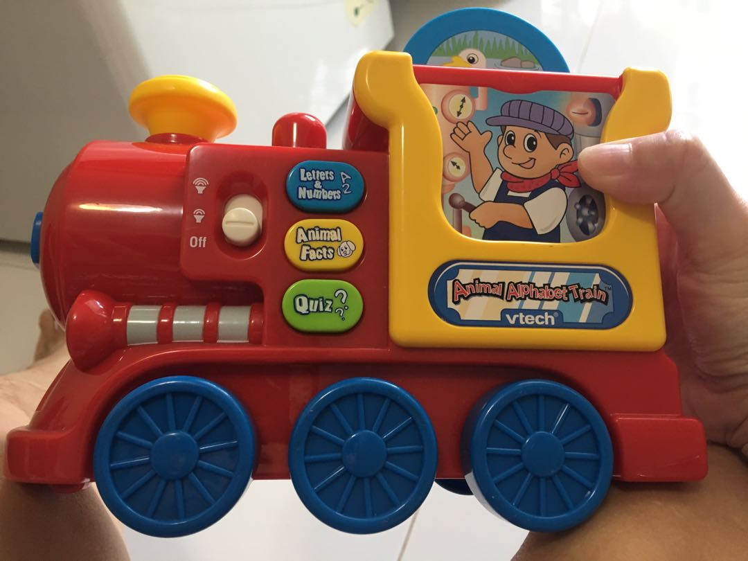 Vtech animal alphabet train: educational toy, Babies & Kids, Infant ...